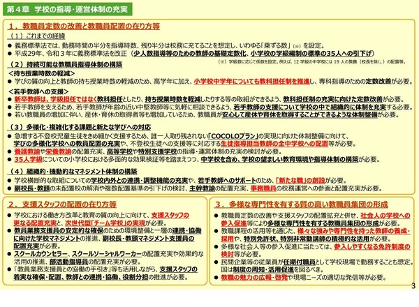 教師の環境整備「審議まとめ」意見募集6/28まで 4枚目の写真・画像 | 教育業界ニュース「ReseEd（リシード）」