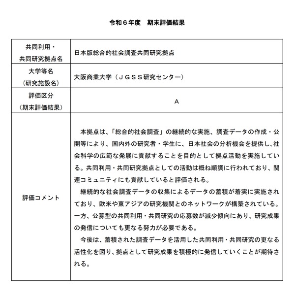共同利用・研究、10拠点の期末評価…大阪公立大S評価 6枚目の写真・画像 | 教育業界ニュース「ReseEd（リシード）」
